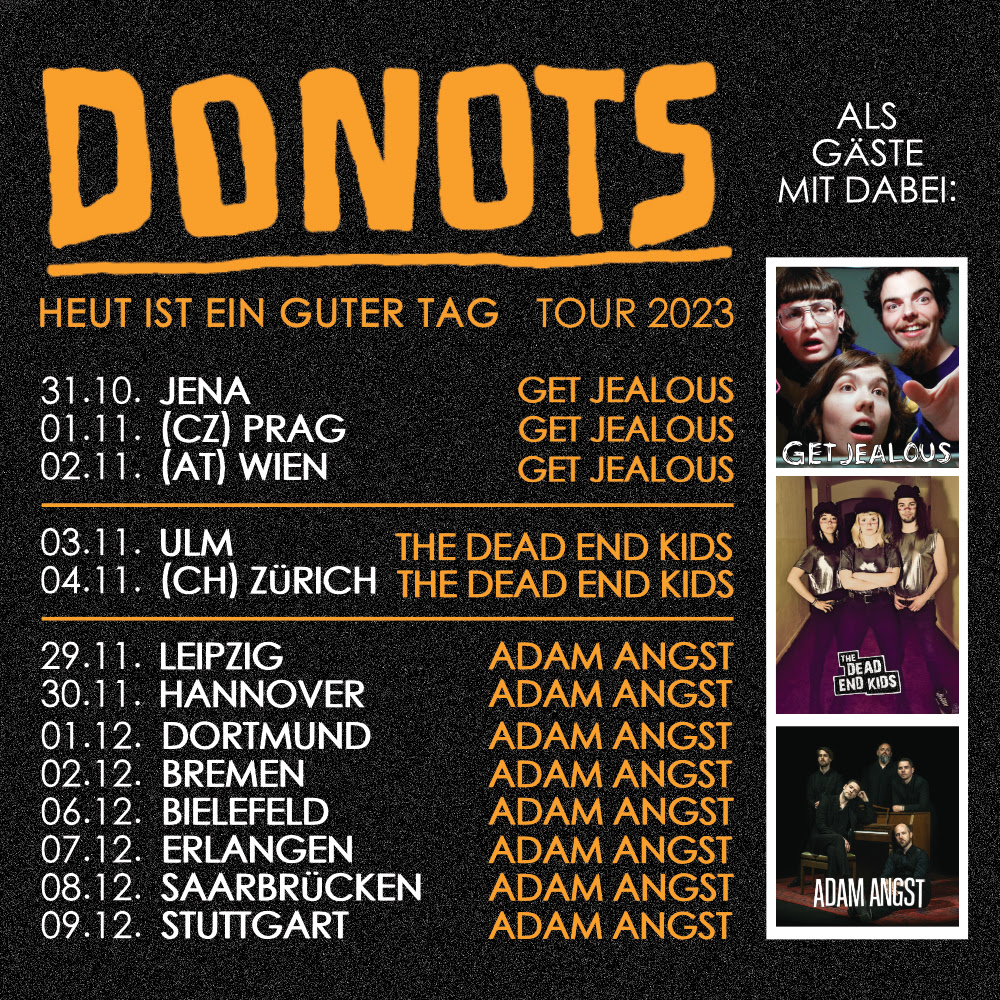 Donots kündigen Special Guests für Herbst-Tour an