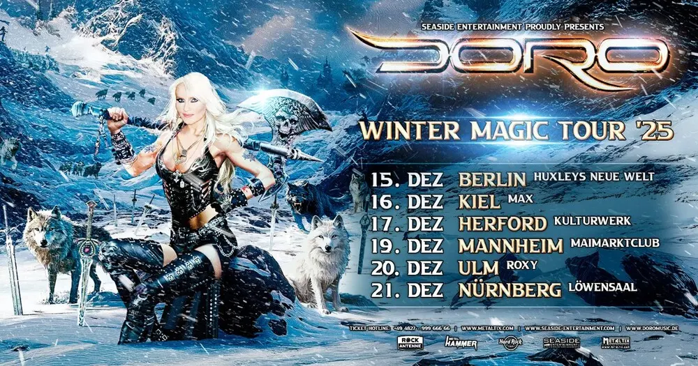 Doro kündigt Winter Magic Tour 2025 an